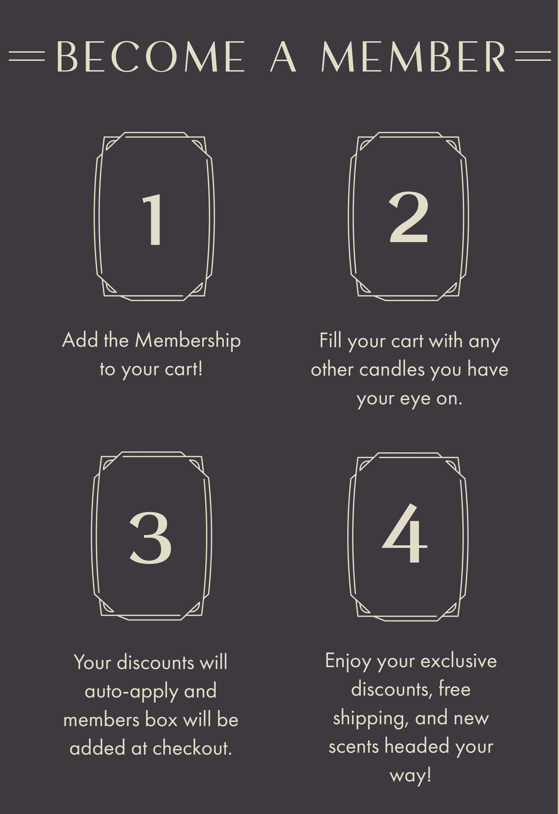 The Candle Club Annual Membership
